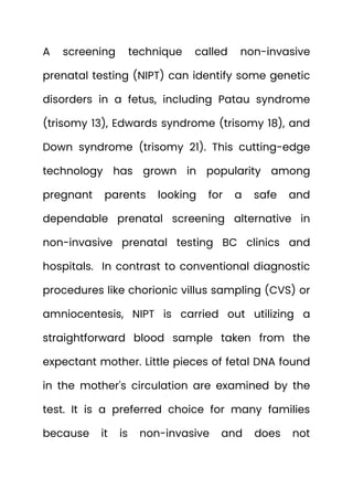 What is Prenatal Non-Invasive Testing.docx