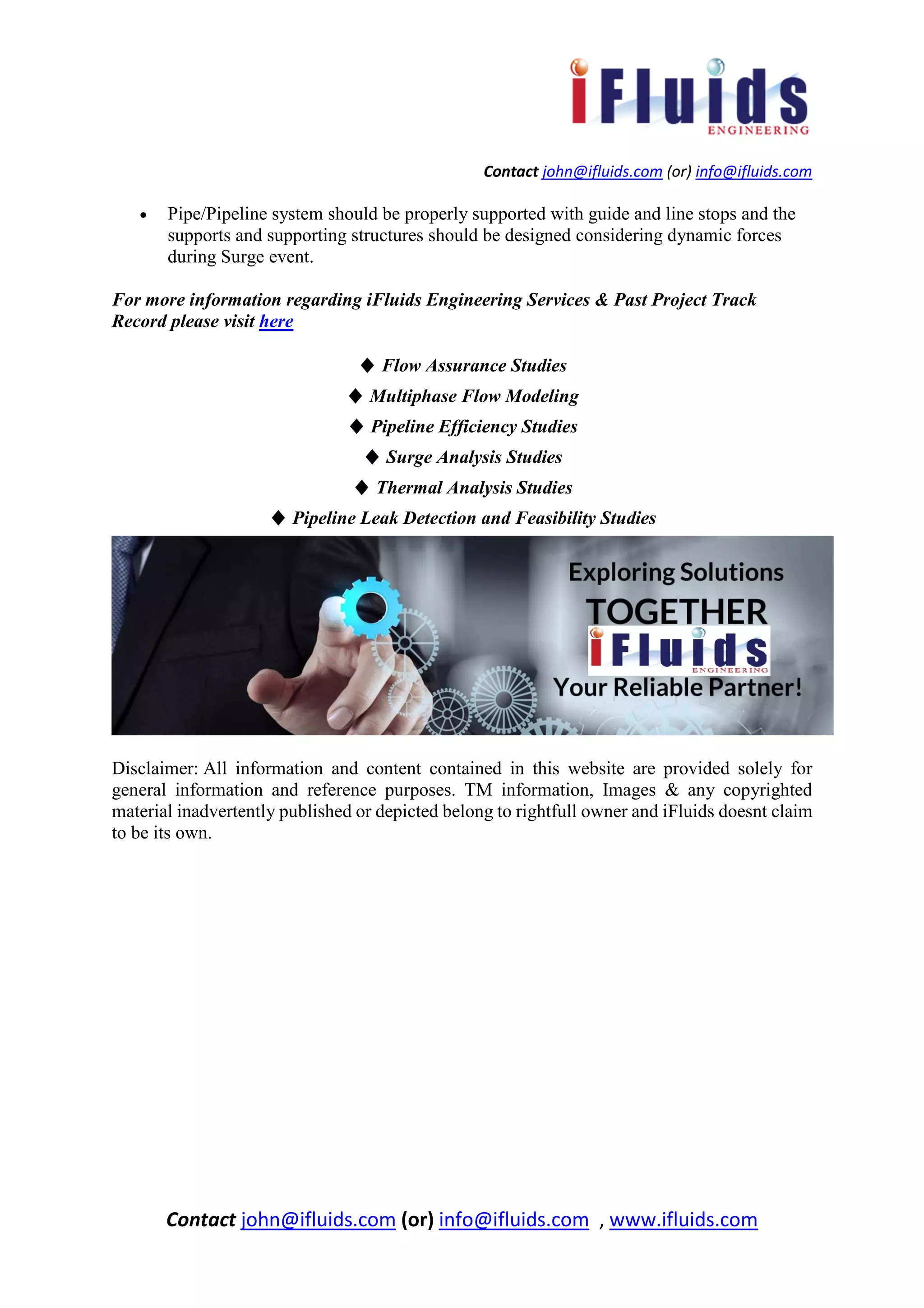 What is pressure surge analysis | PDF