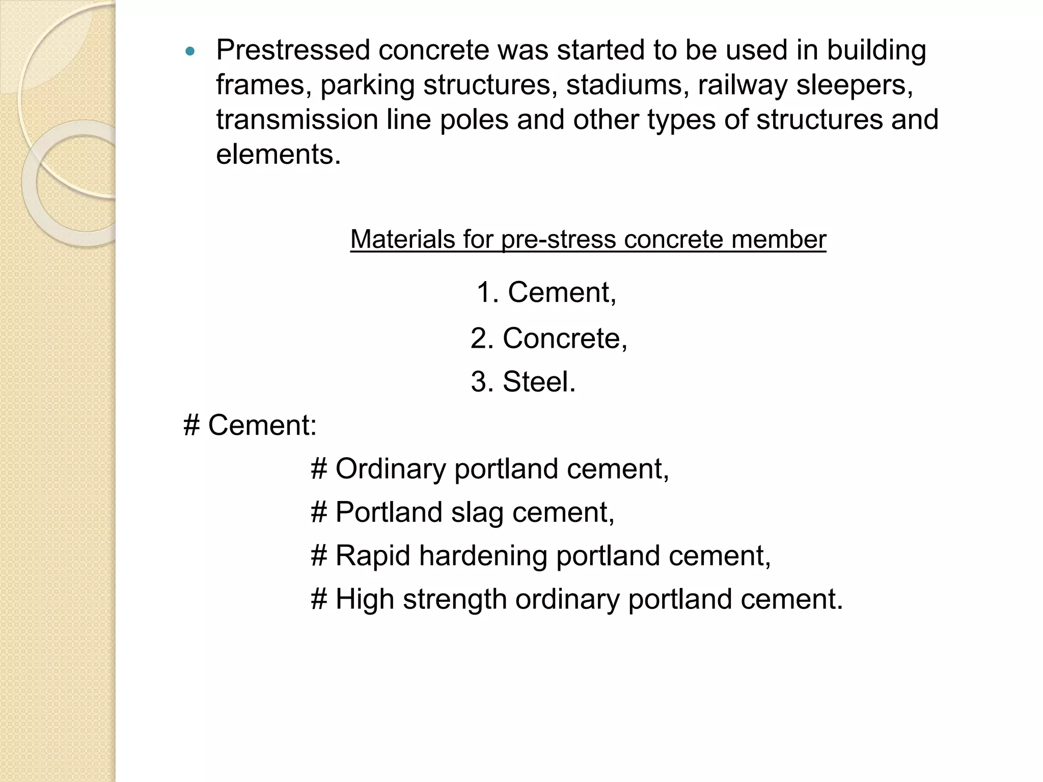 prestressed concrete | PPTX
