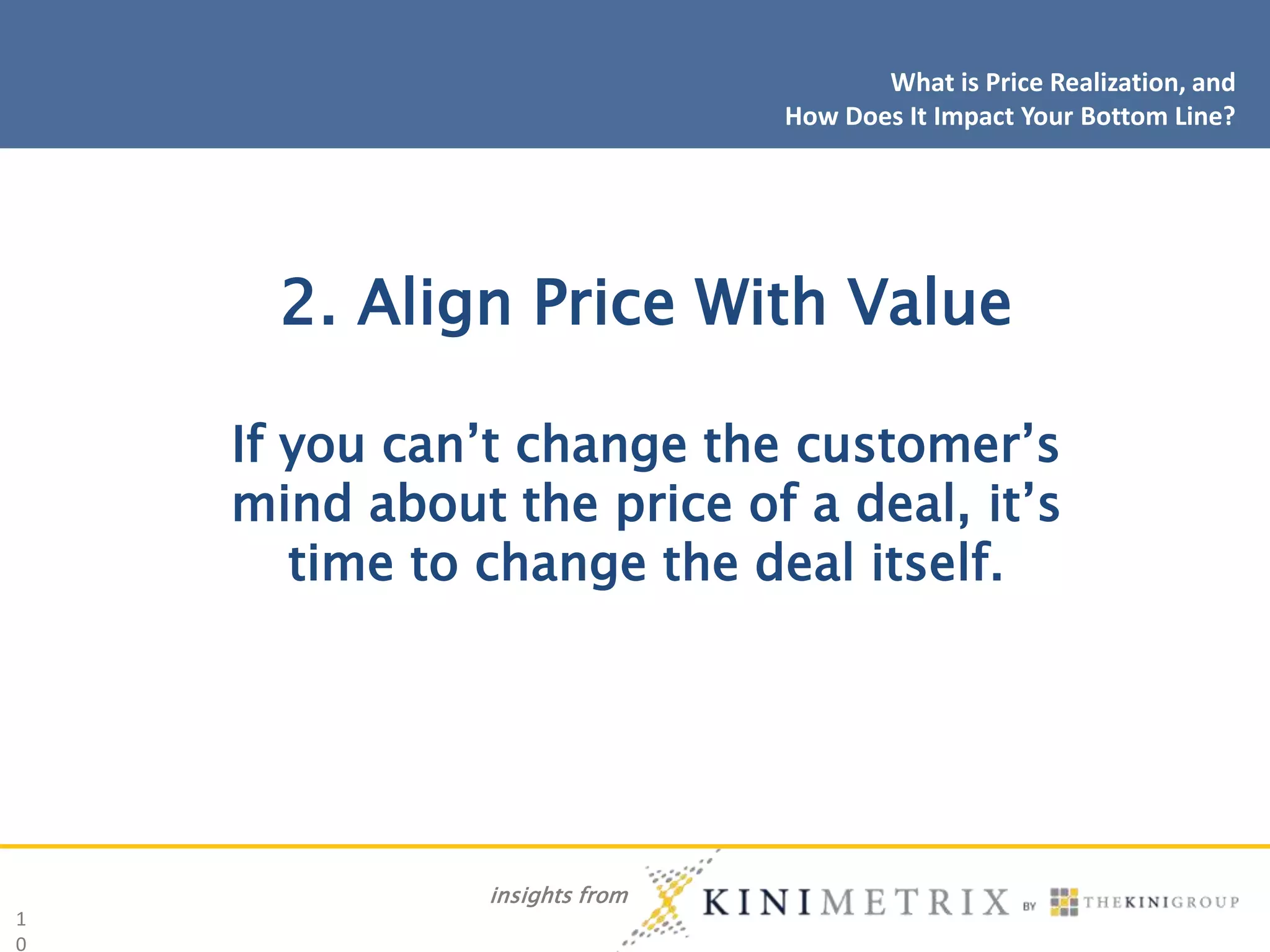 What is price realization | PPTX