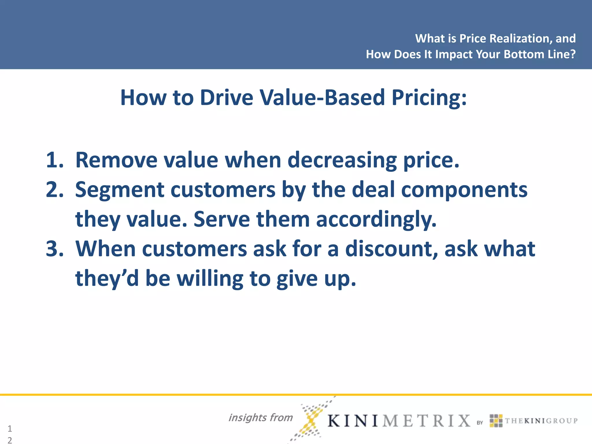 What is price realization | PPTX