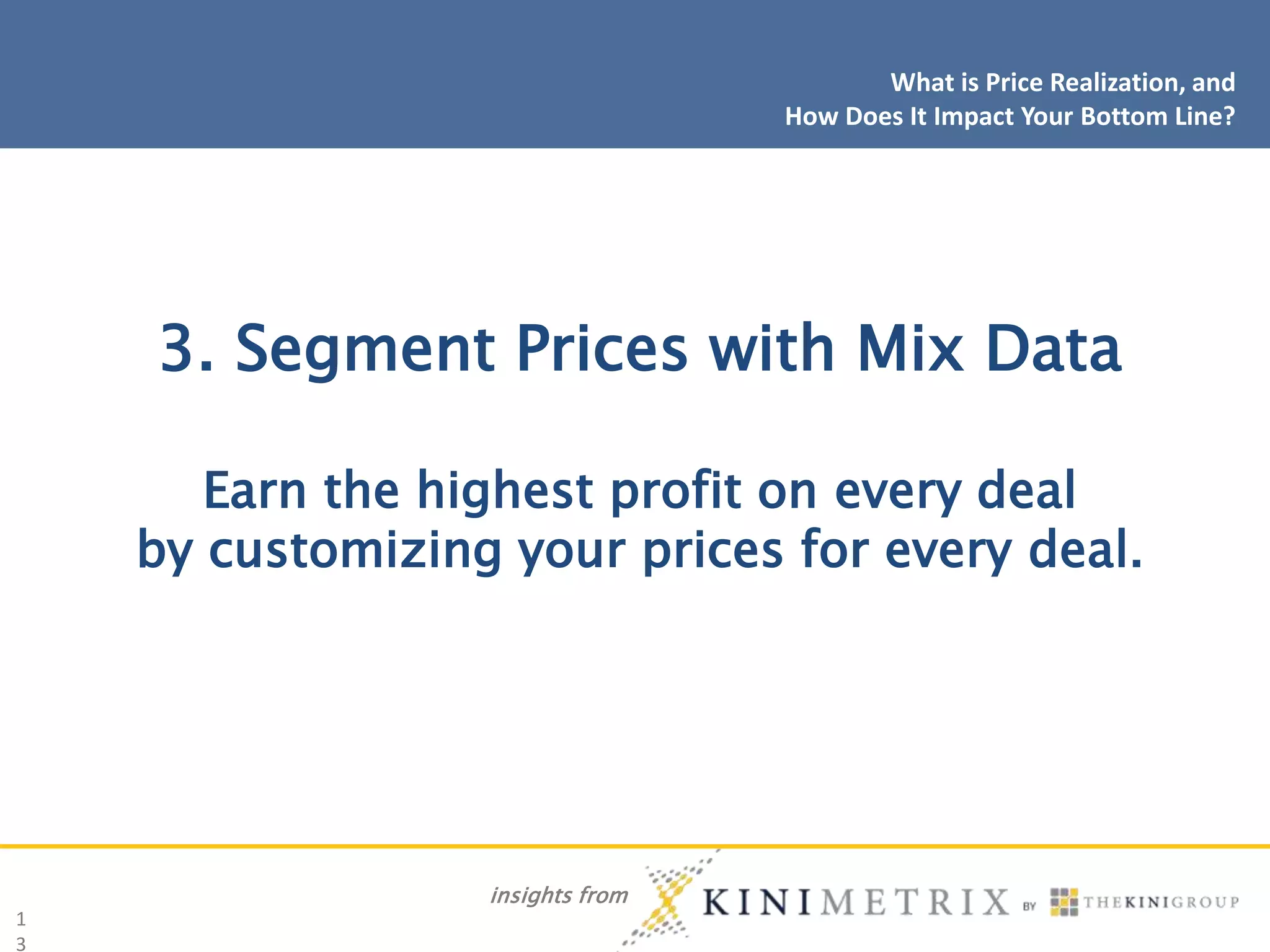 What is price realization | PPTX