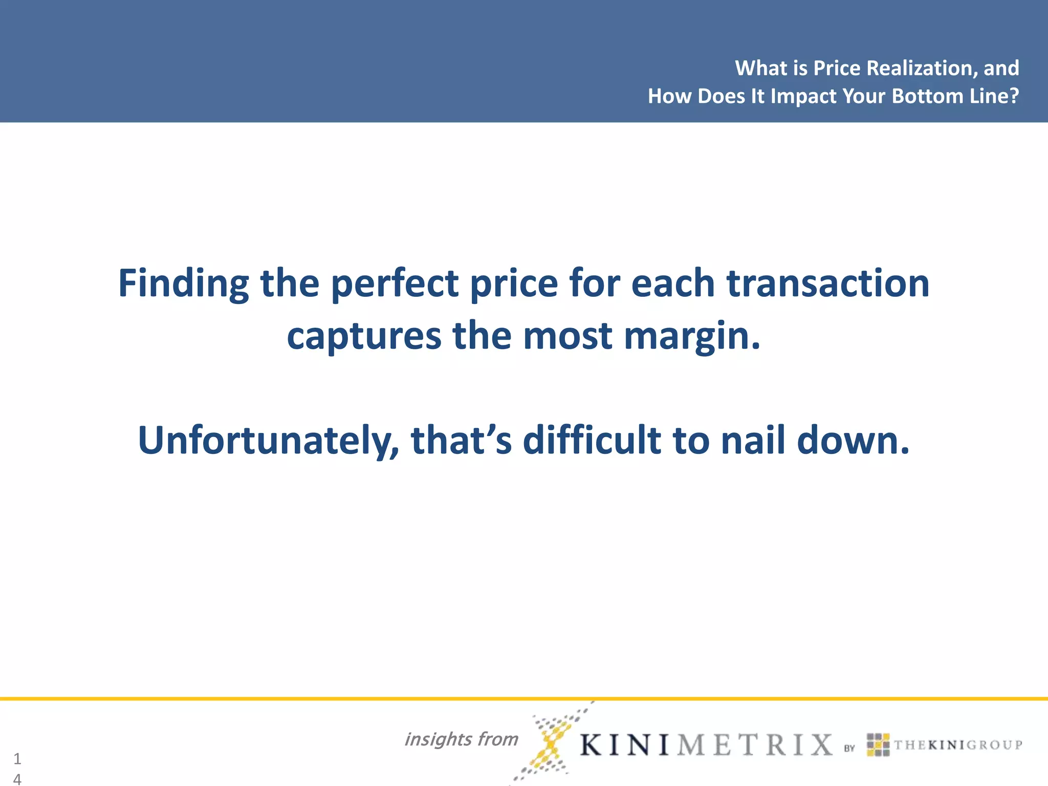 What is price realization | PPTX