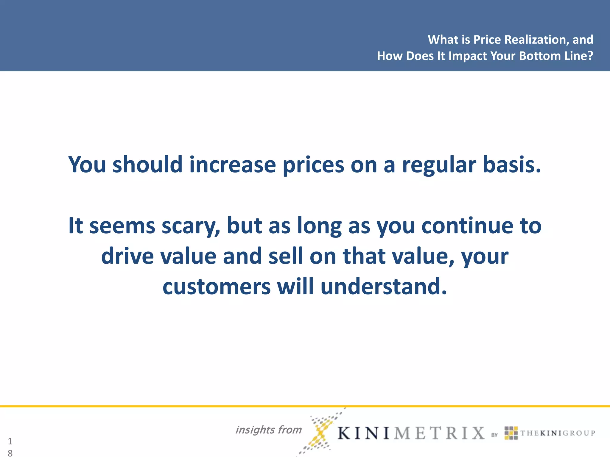 What is price realization | PPTX