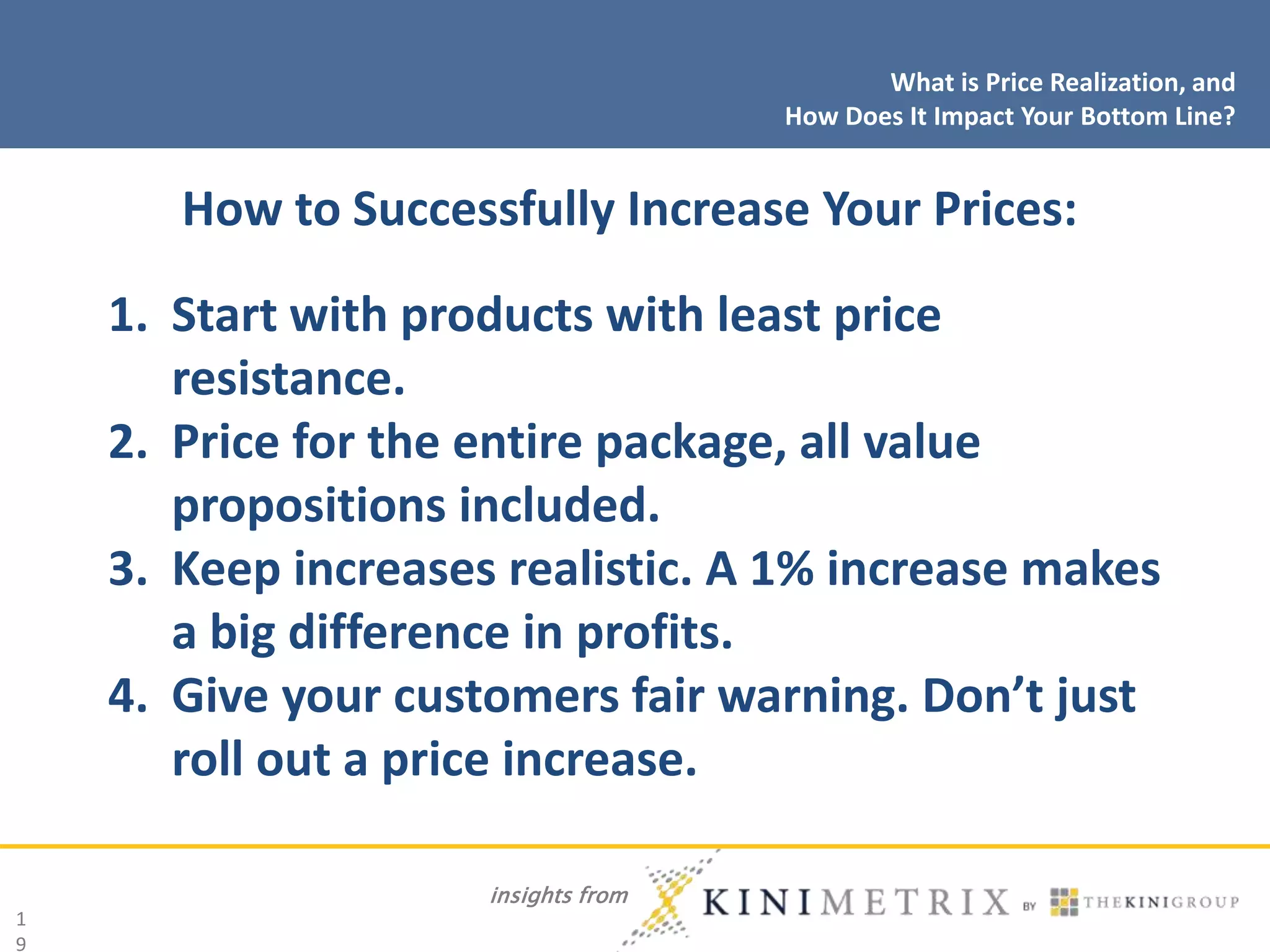 What is price realization | PPTX