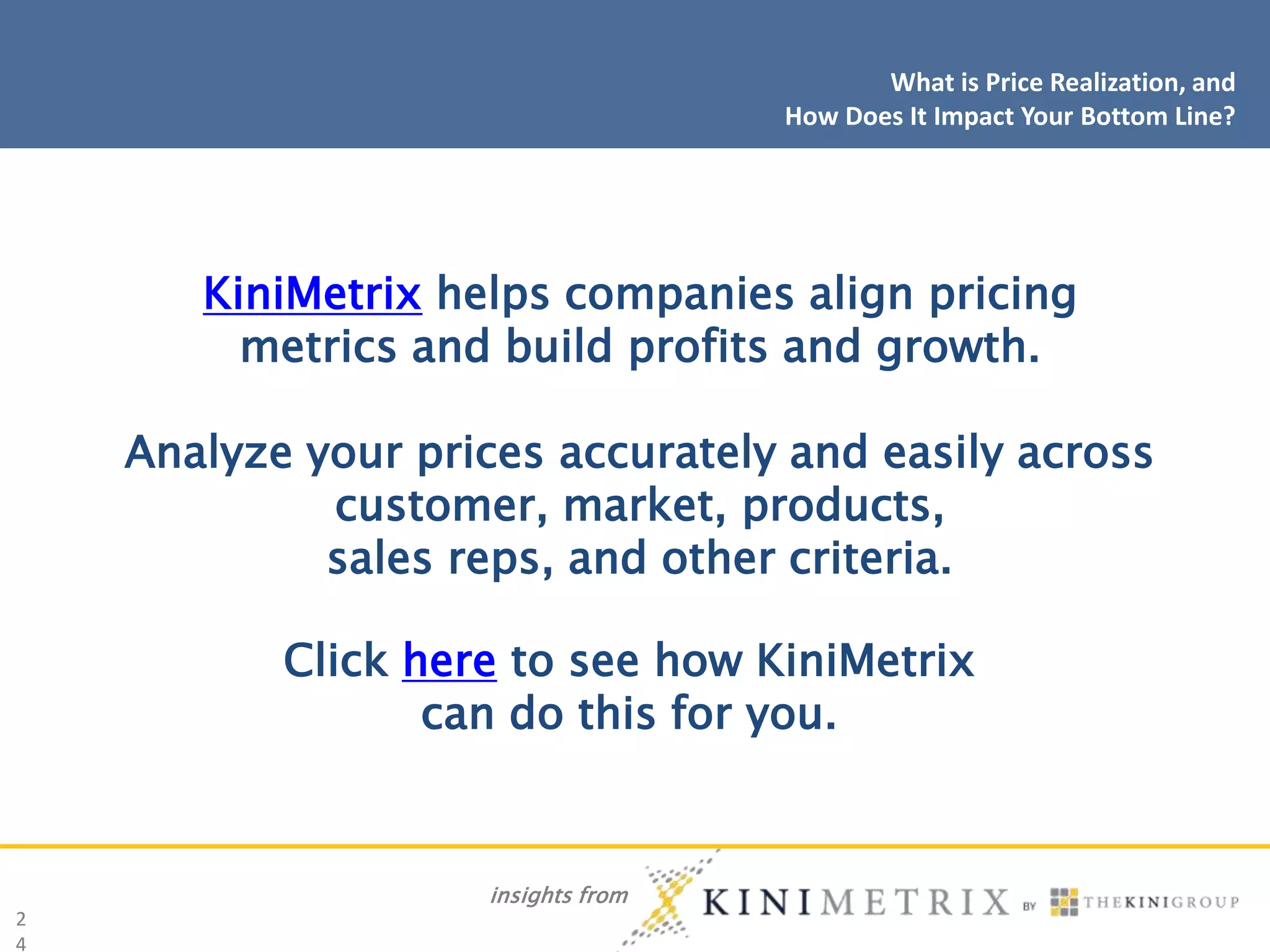 What is price realization | PPTX