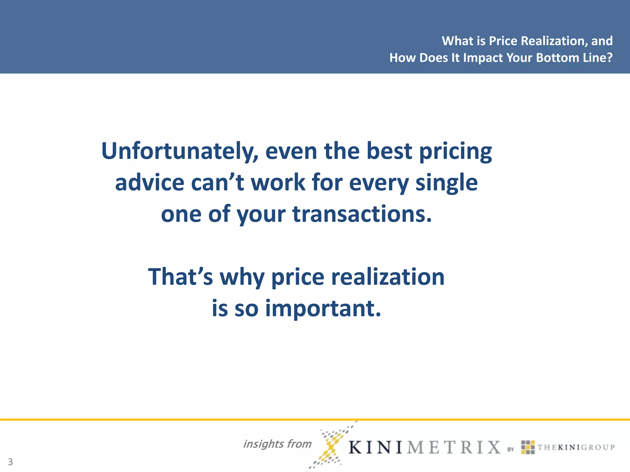 What is price realization | PPTX