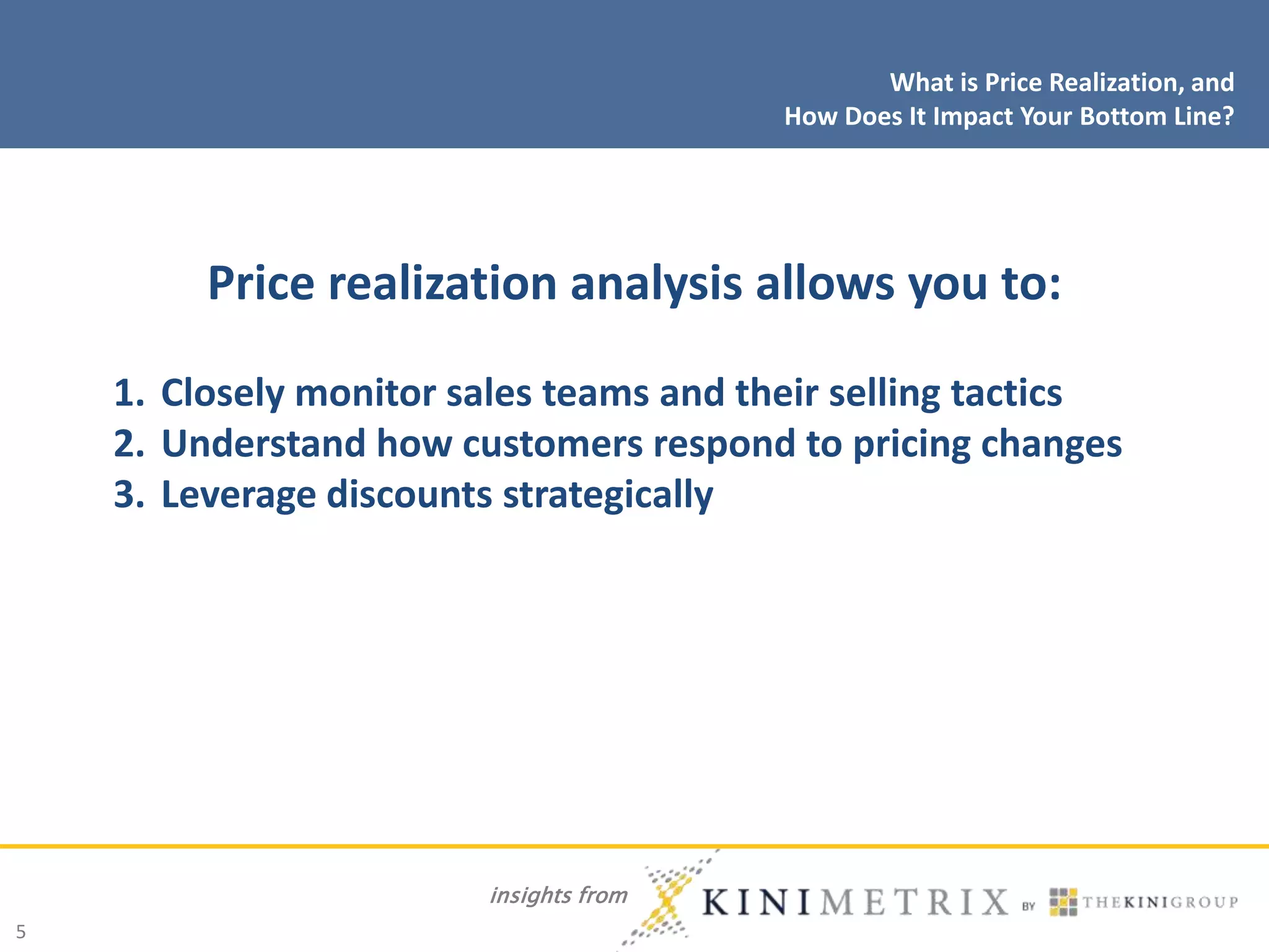 What is price realization | PPTX