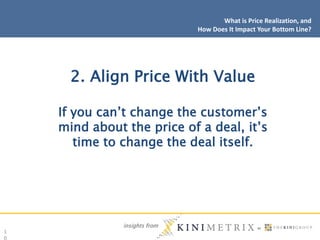 What is price realization | PPTX