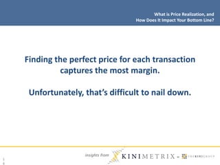 What is price realization | PPTX