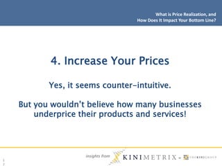 What is price realization | PPTX