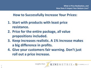 What is price realization | PPTX