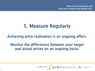 What is price realization | PPTX