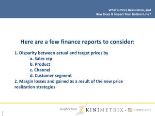 What is price realization | PPTX