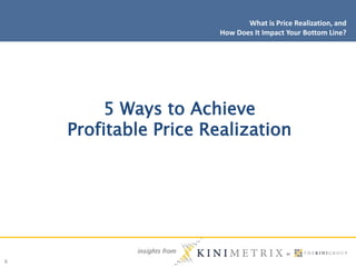 What is price realization | PPTX