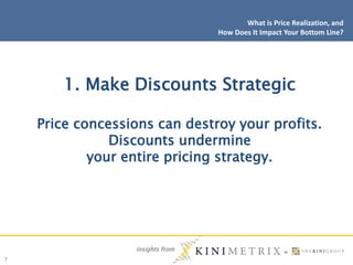 What is price realization | PPTX