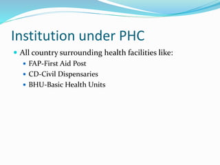 What is Primary Healthcare | PPT