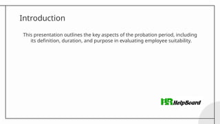 what is probation period , Probation and Confirmation Policy | PPTX