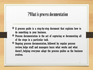 What is process documentation for fashion design.pptx
