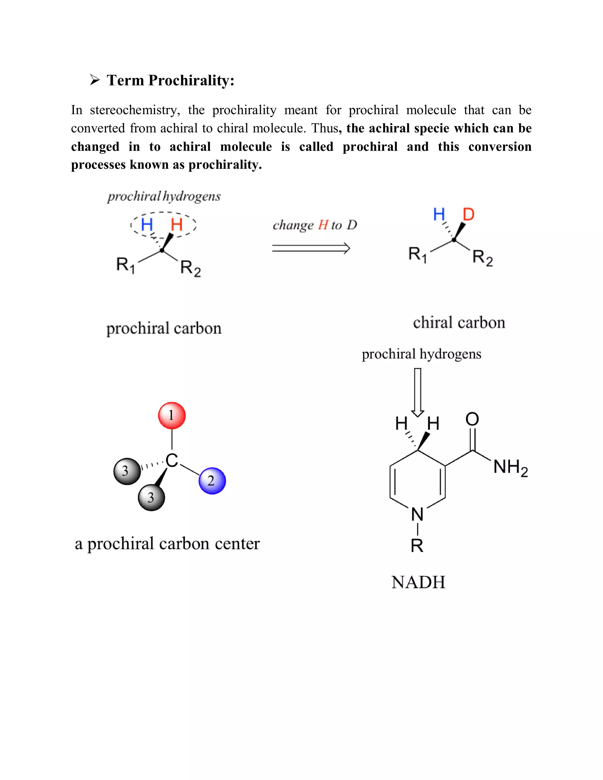 What is prochirality | PDF