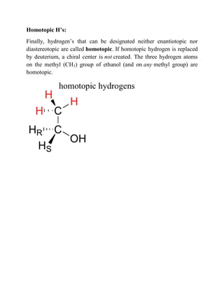 What is prochirality | PDF
