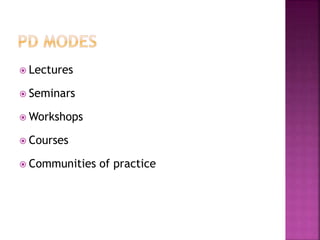 What is professional development | PPT