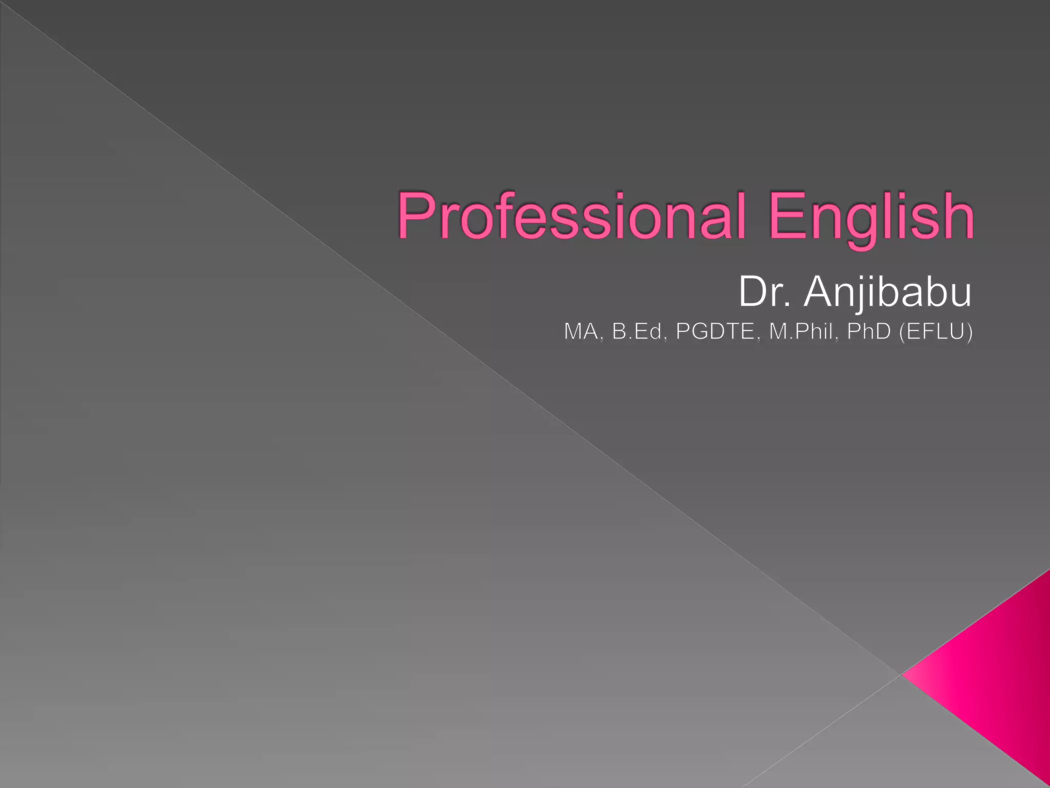 What is professional English.pptx