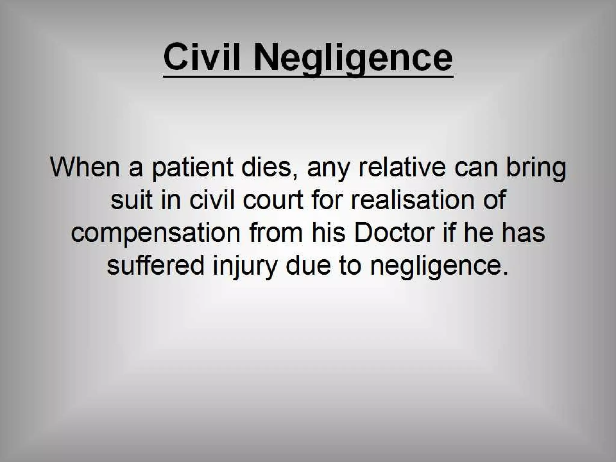What is professional negligence | PPT