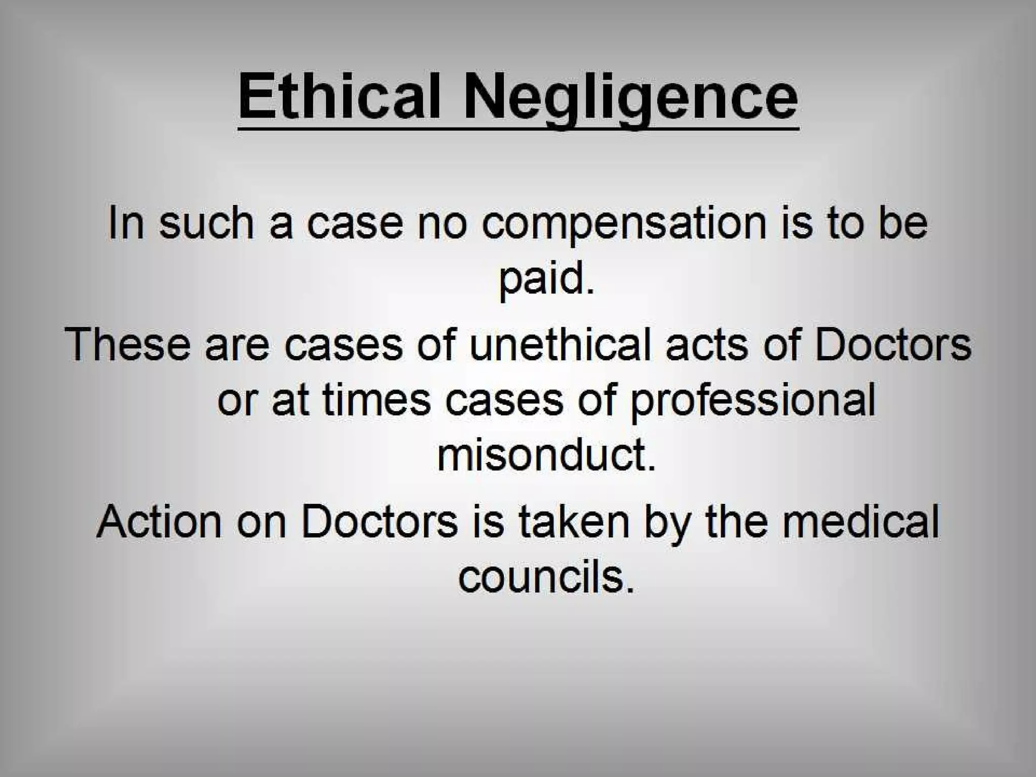 What is professional negligence | PPT
