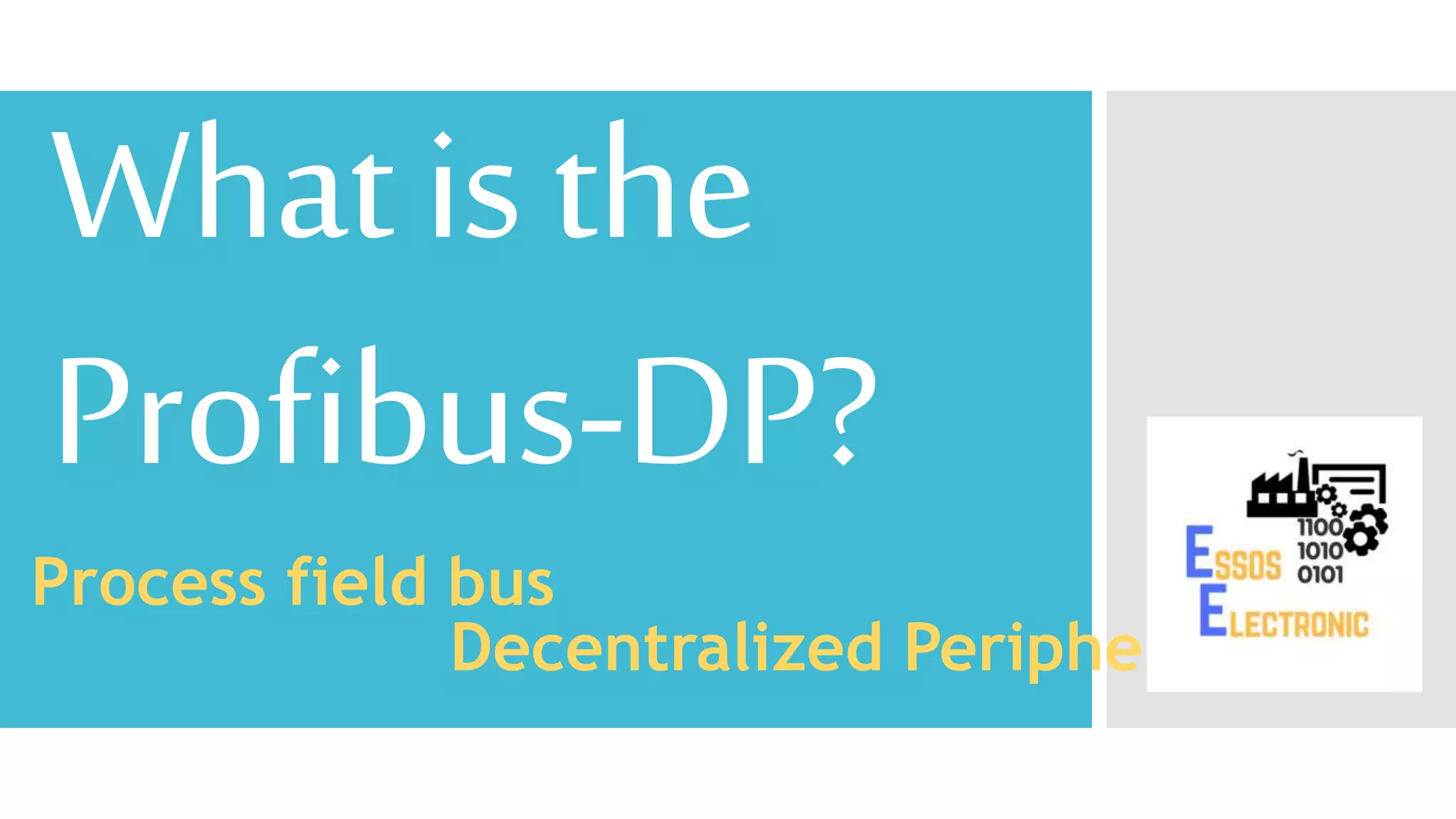 What is Profibus-DP ماهو بروفي باس دي بي ؟ | PPTX