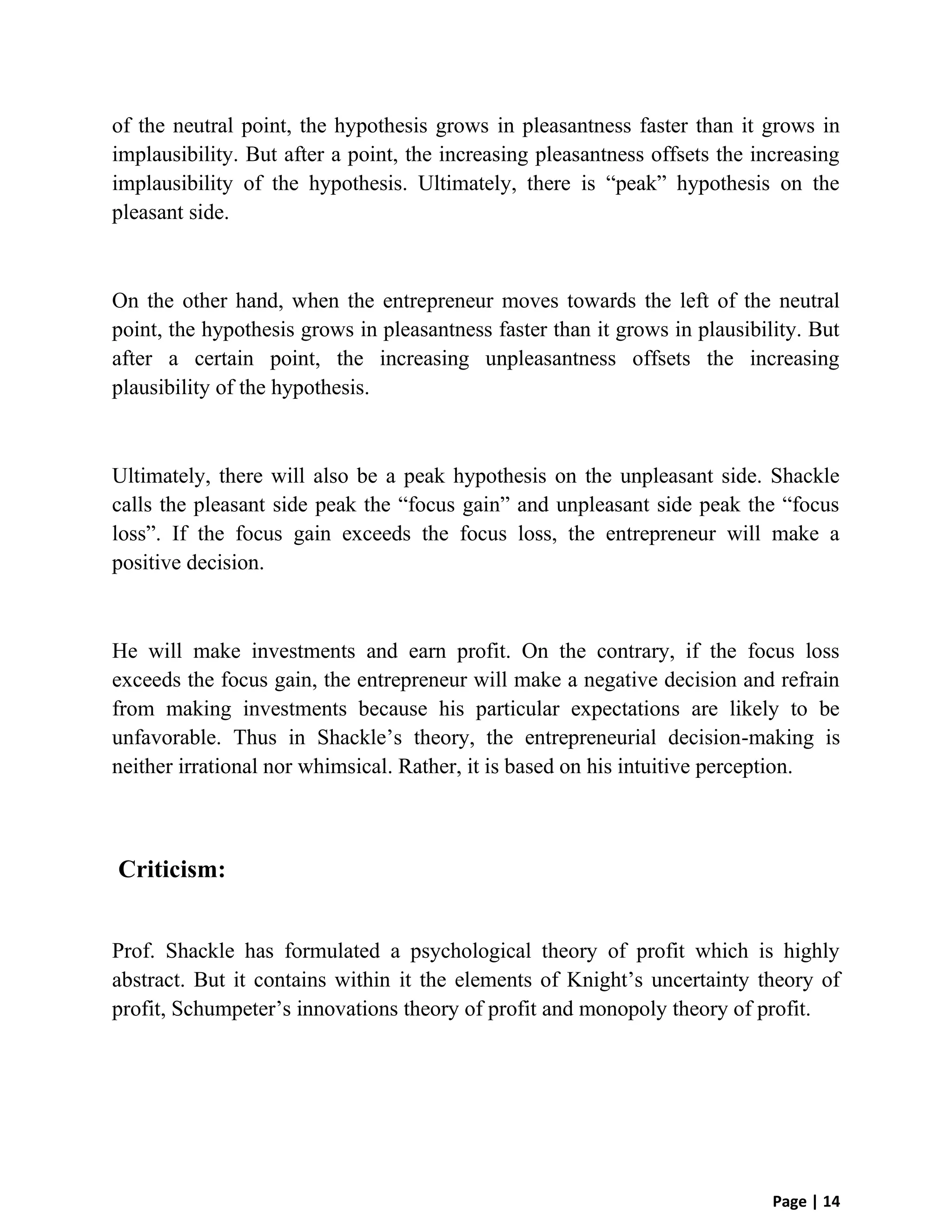 What is profit , types of profit, theories of profit | PDF