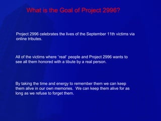What is project 2996? | PPT
