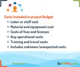 What is project budgeting presentation | PDF