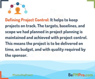 What is project control presentation | PDF