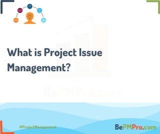 What is project issue management | PPT