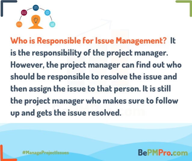 What is project issue management | PPT