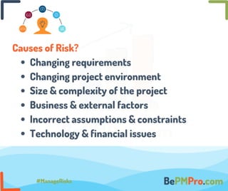 What is project risk presentation | PPT