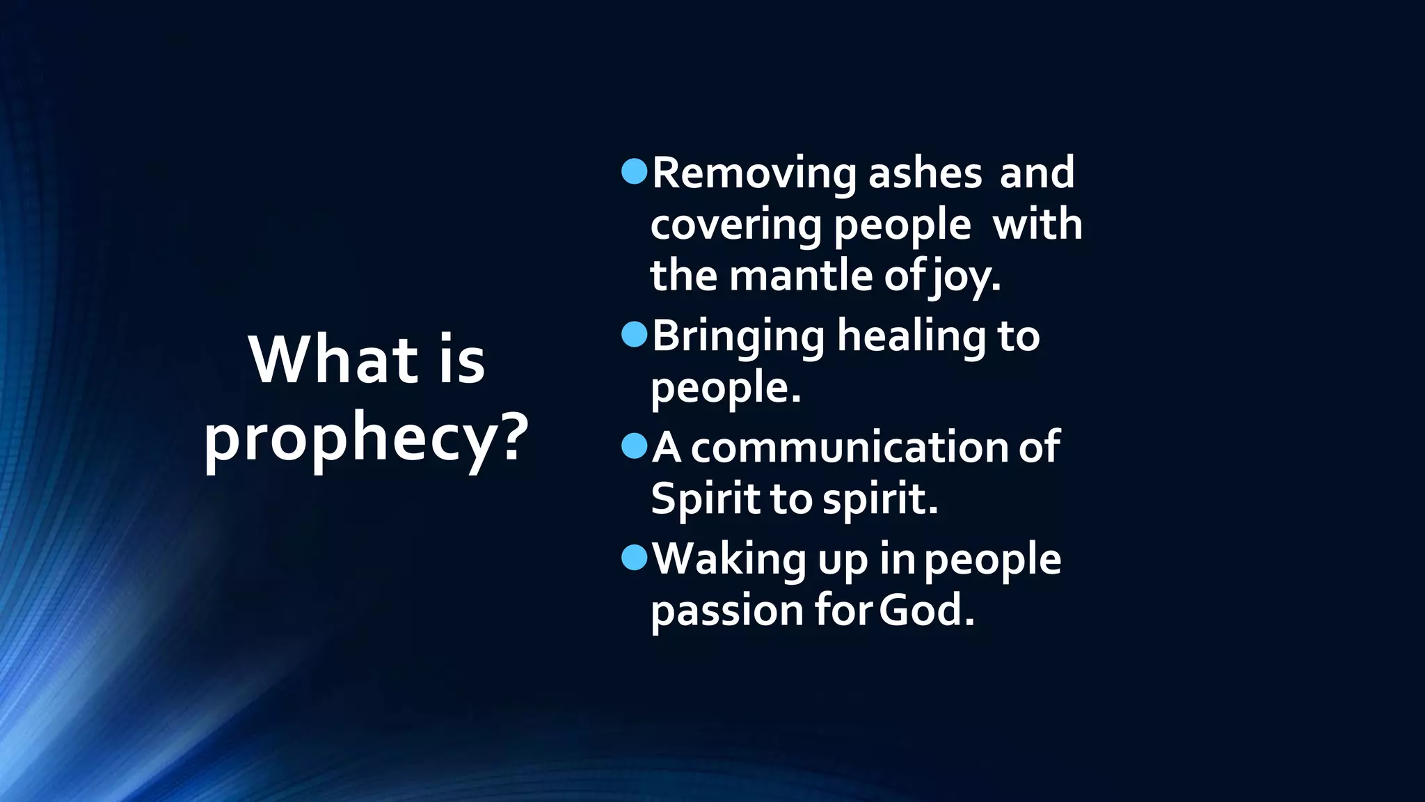 What is prophecy | PPTX