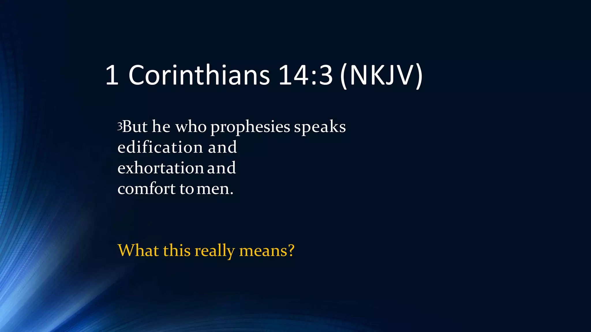 What is prophecy | PPTX