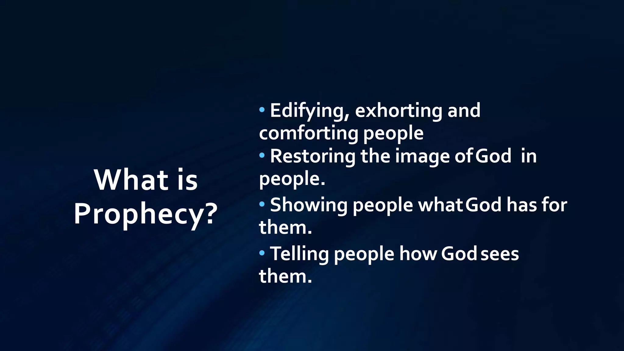 What is prophecy | PPTX