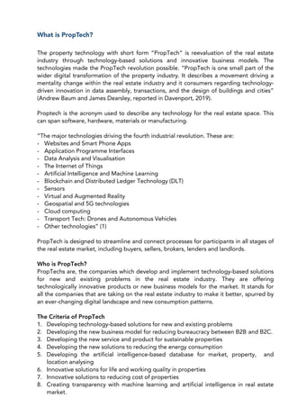 What is PropTech | PDF
