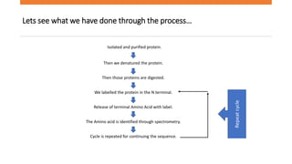 protein sequencing -edman degradation.pptx