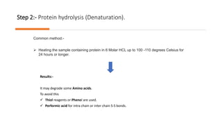 protein sequencing -edman degradation.pptx