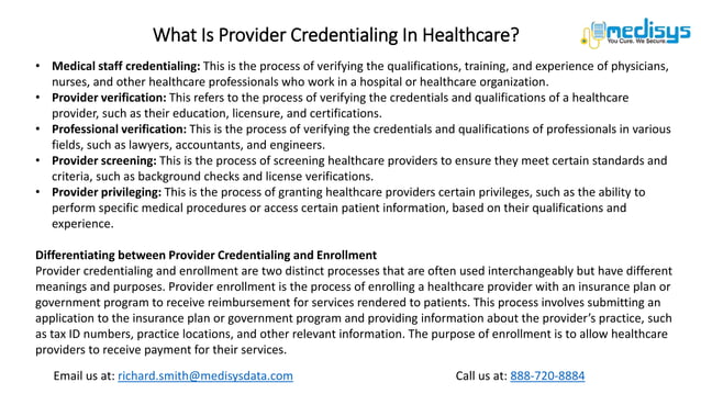 What Is Provider Credentialing In Healthcare.pptx