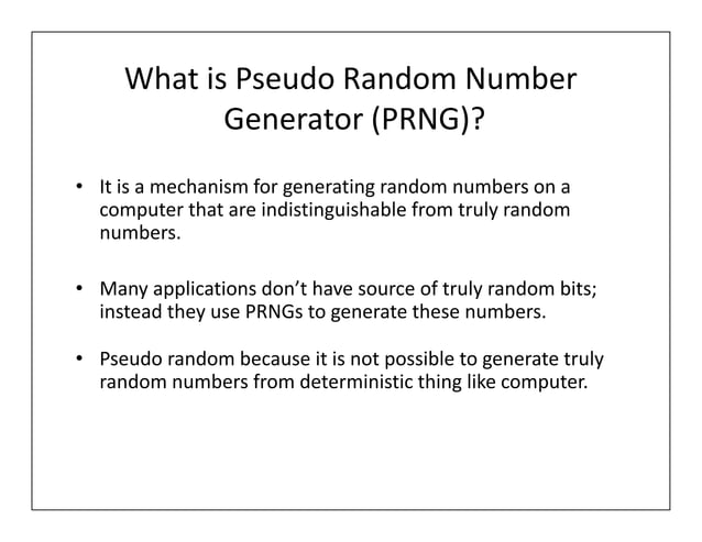 What is pseudo random number | PDF | Programming Languages | Computing