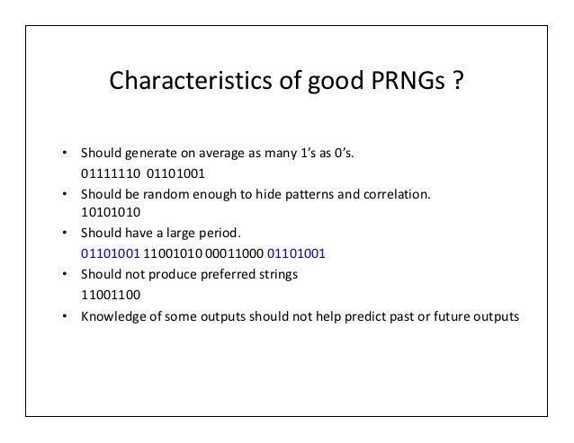 What Is Pseudo Random Number
