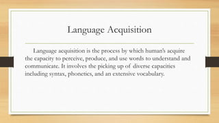 What is psycholinguistics revised | PPTX