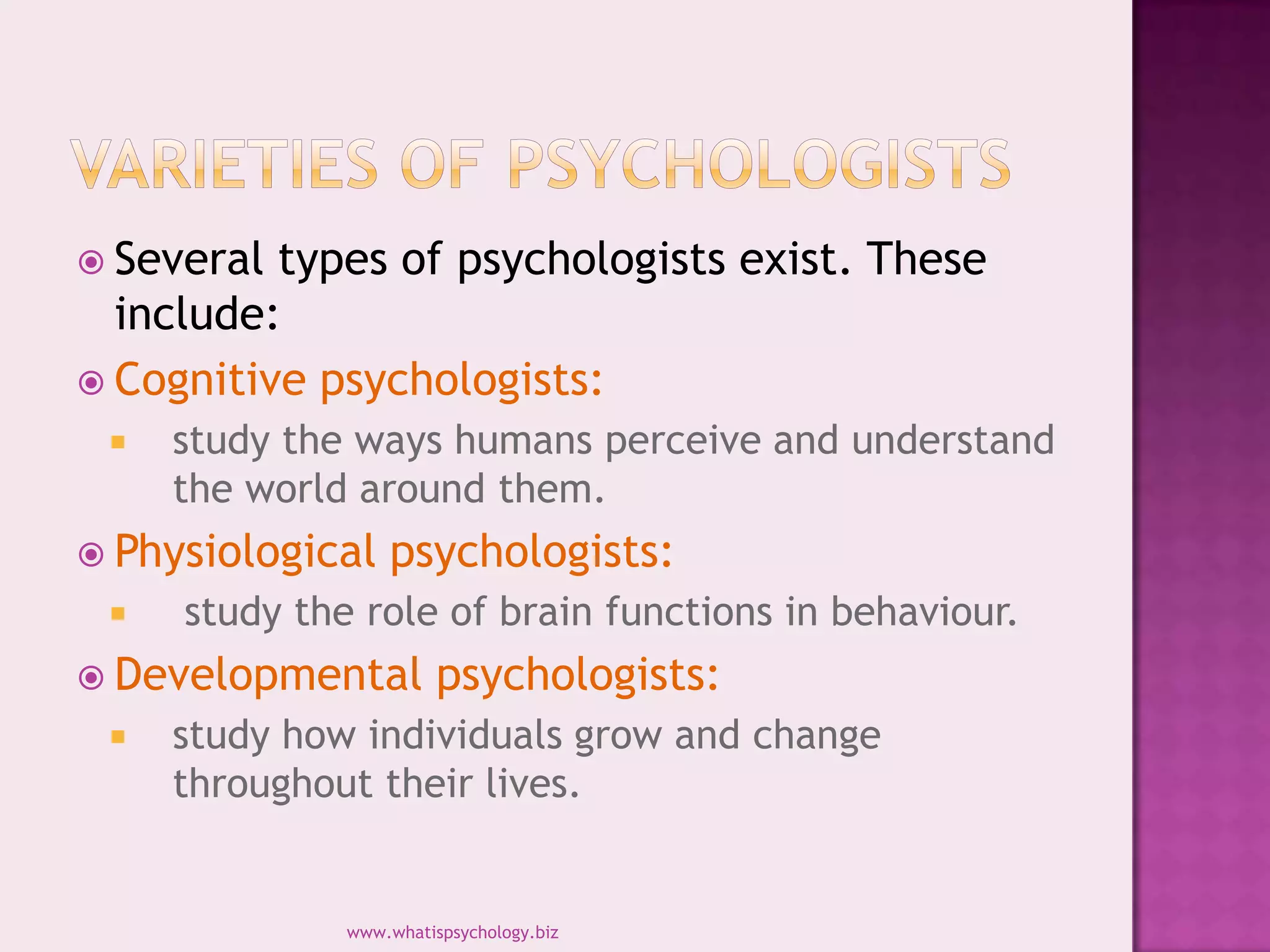 Psych 101 - Introduction to Psychology - Lecture 1 | PPTX