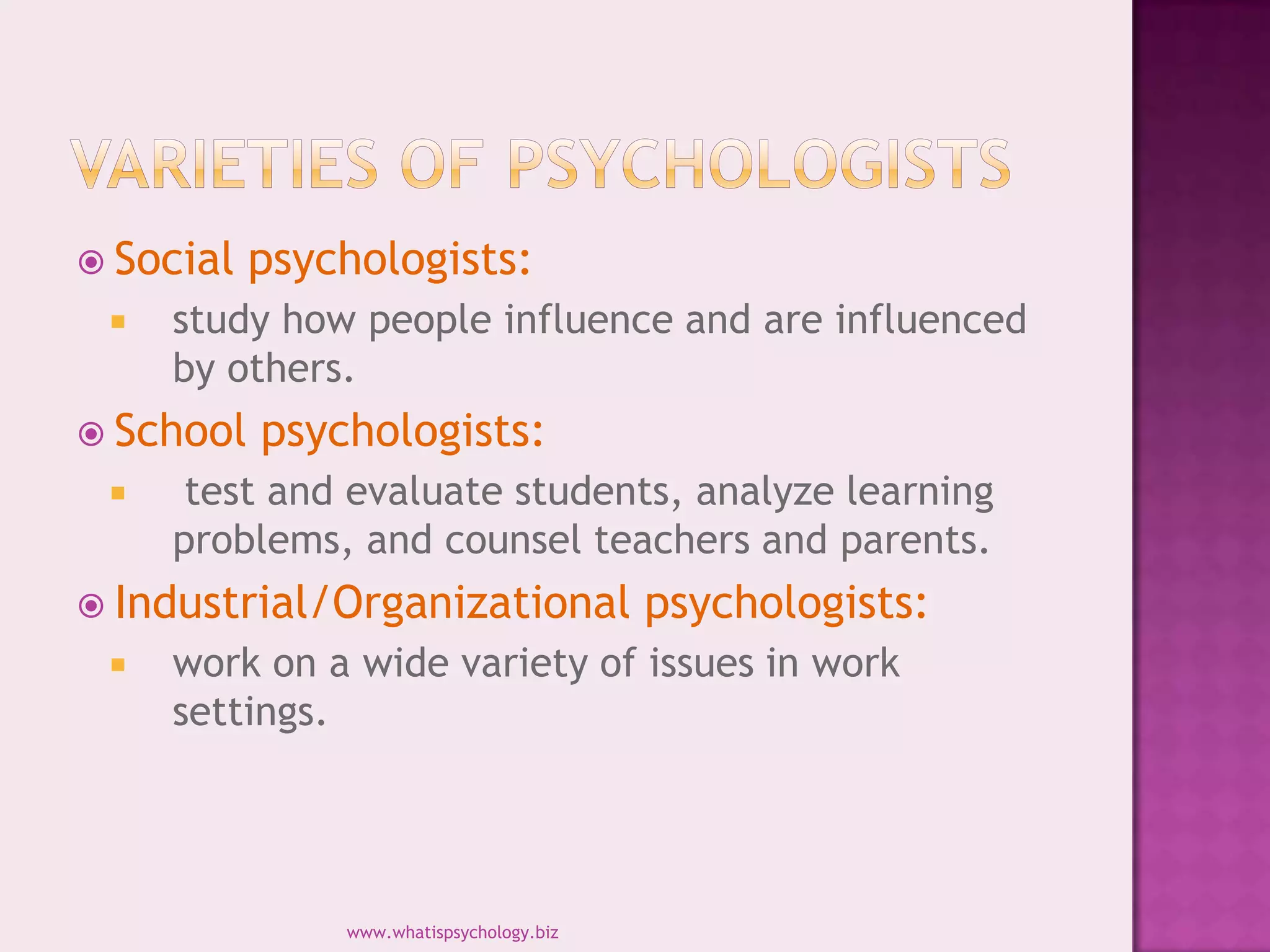 Psych 101 - Introduction to Psychology - Lecture 1 | PPTX