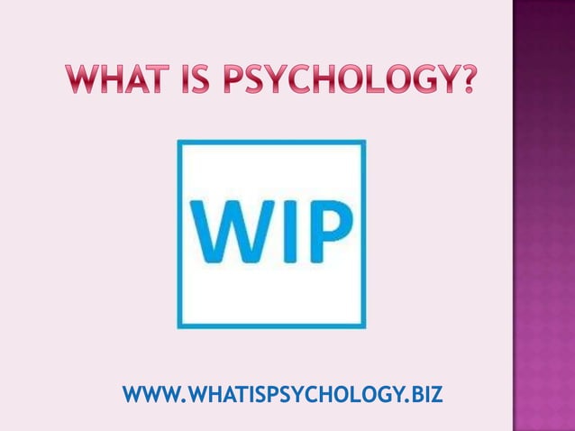 Psych 101 - Introduction to Psychology - Lecture 1 | PPTX | Science